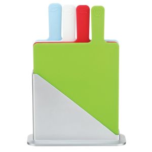 4Pc Colour-Coded Chopping Board Set