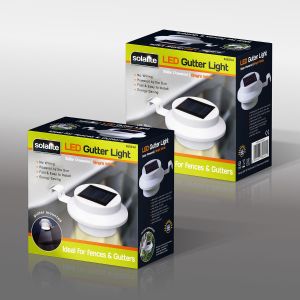 White - Solar Led Gutter Lights